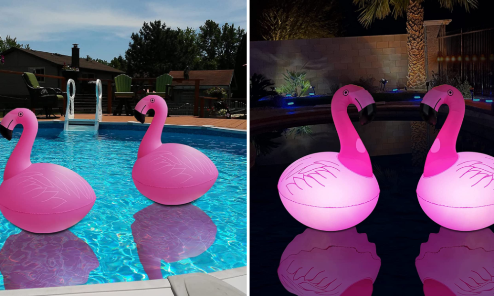 Solar Powered Flamingo Pool Floats Are Here to Flock Your Way to Summer ...